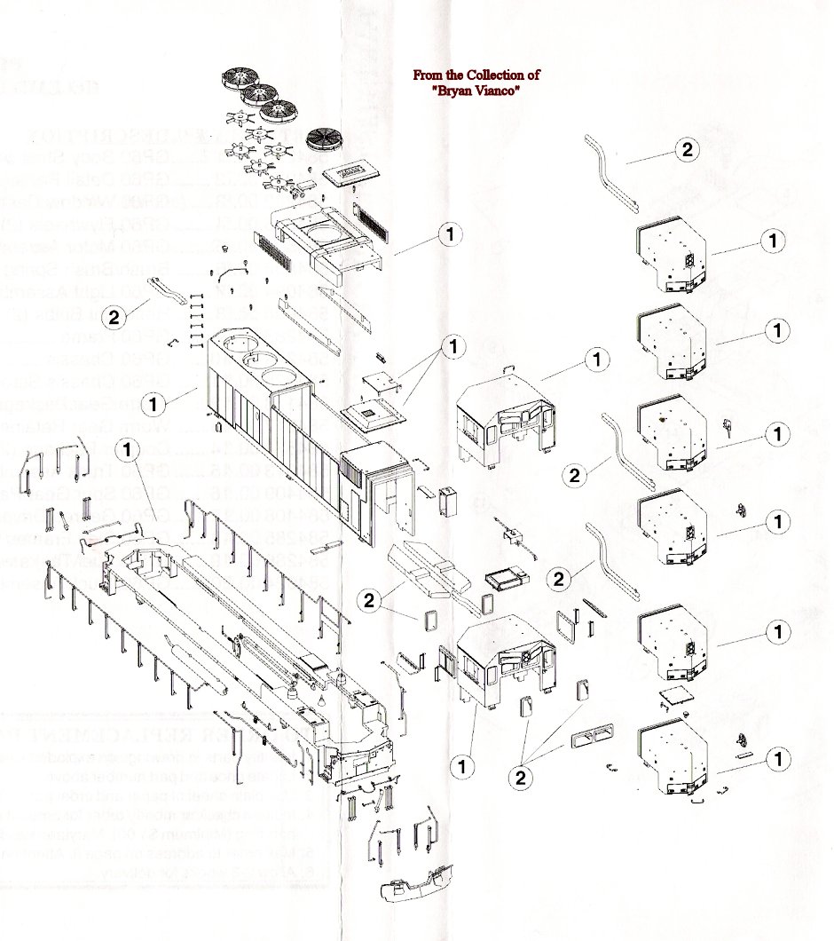 P2K SF GP60 parts sheet